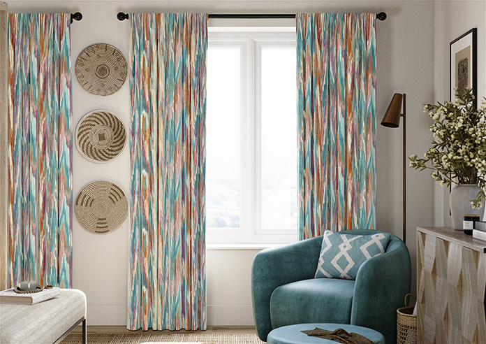 Bombay Velvet, Firestalk - Made to Measure Curtain | 247Curtains
