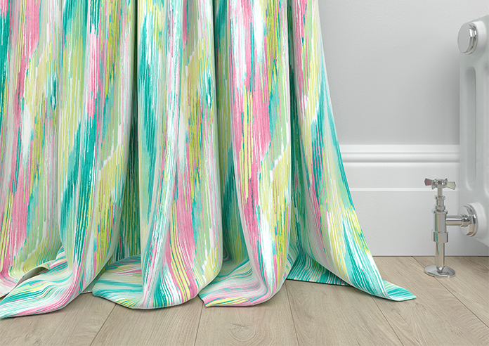Bombay Velvet, Tropical Punch - Made to Measure Curtain | 247Curtains