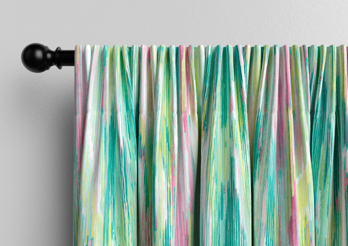 Bombay Velvet, Tropical Punch - Made to Measure Curtain | 247Curtains