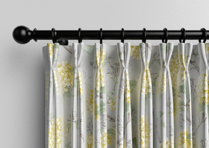 Bouquet Velvet, Primrose - Made to Measure Curtain | 247Curtains