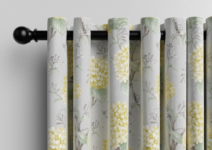 Bouquet Velvet, Primrose - Made to Measure Curtain | 247Curtains