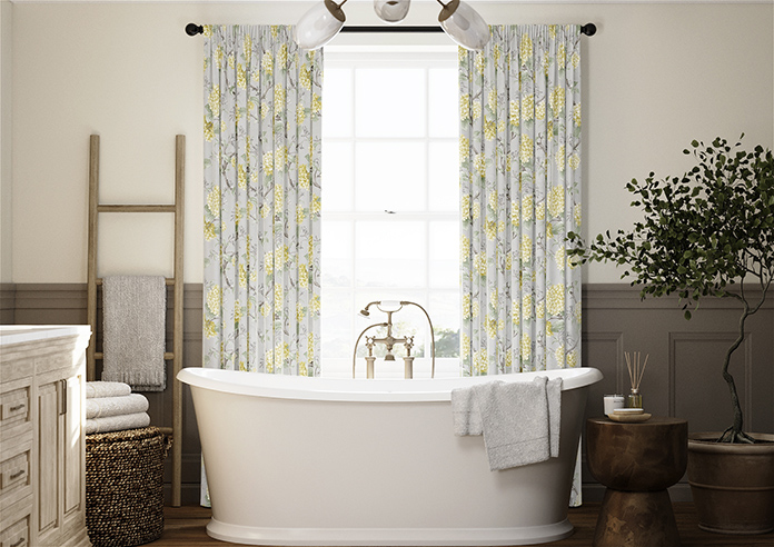 Bouquet Velvet, Primrose - Made to Measure Curtain | 247Curtains
