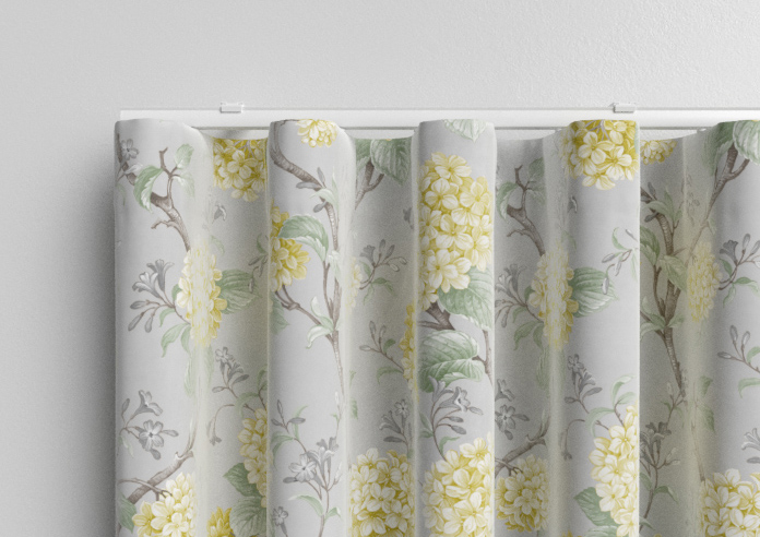 Bouquet Velvet, Primrose - Made to Measure Curtain | 247Curtains