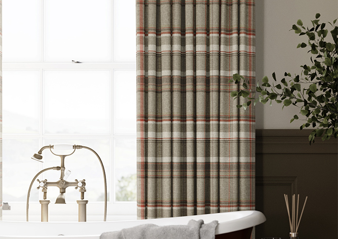 Macrae, Brown Tartan - Made to Measure Curtains | 247Curtains