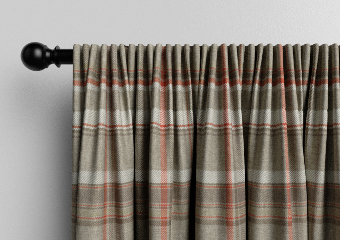 Macrae, Brown Tartan - Made to Measure Curtains | 247Curtains