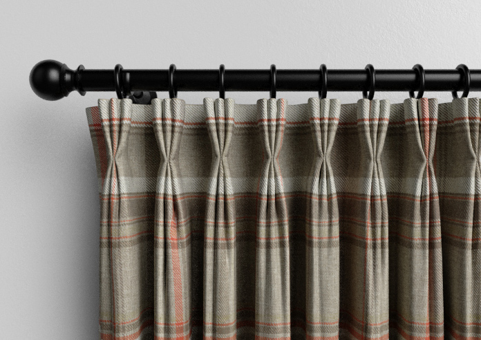 Macrae, Brown Tartan - Made to Measure Curtains | 247Curtains