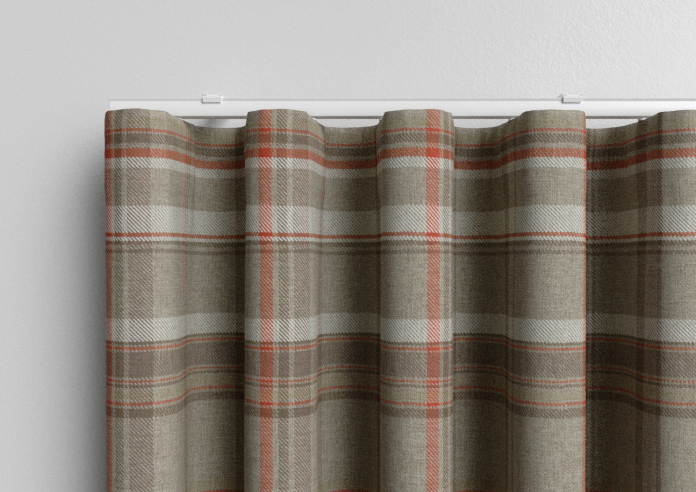 Macrae, Brown Tartan - Made to Measure Curtains | 247Curtains