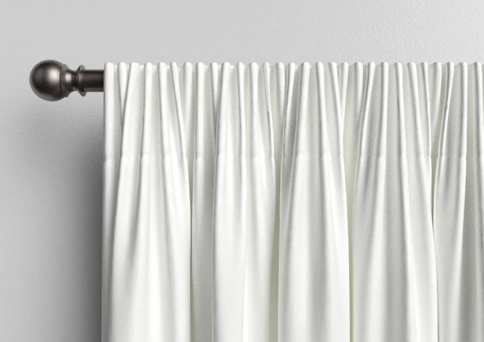 Mayfair, White - Made to Measure Curtains | 247Curtains
