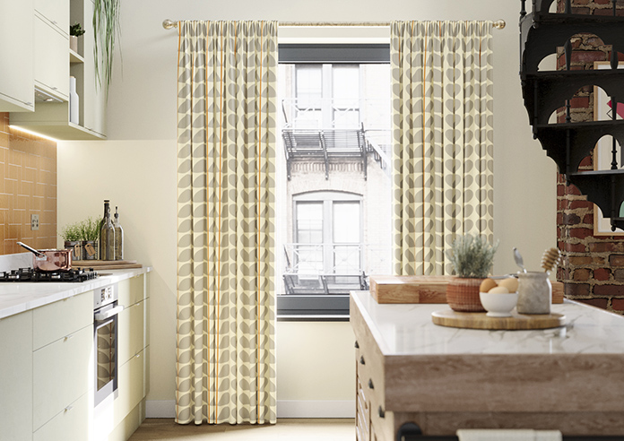 Orla Kiely Two Colour Stem, Warm Grey - Made to Measure Curtains ...