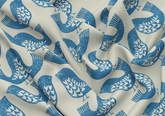 Scandi Birds, Capri - Made to Measure Curtains | 247Curtains