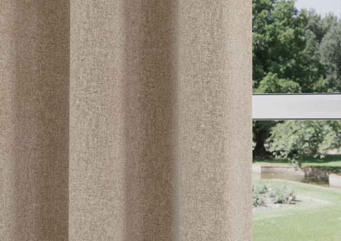 Austin (Blackout) Eyelet, Natural - Ready Made Curtains | 247Curtains