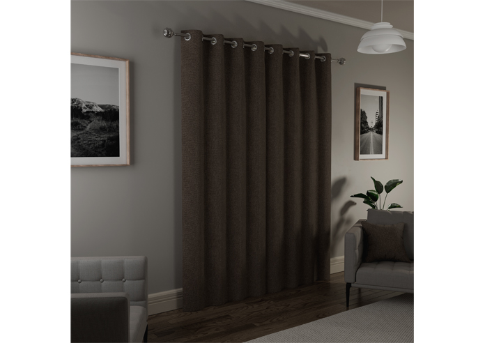 Austin (Blackout) Eyelet, Natural - Ready Made Curtains | 247Curtains