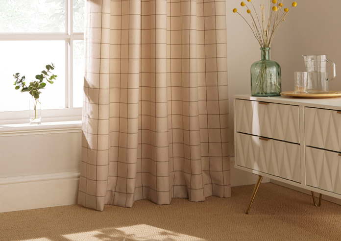 Ellis Eyelet, Natural - Ready Made Curtains | 247Curtains