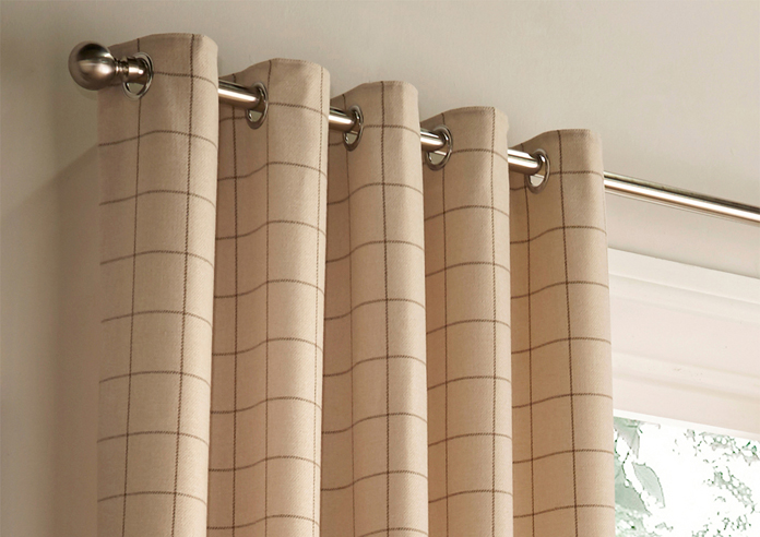 Ellis Eyelet, Natural - Ready Made Curtains | 247Curtains
