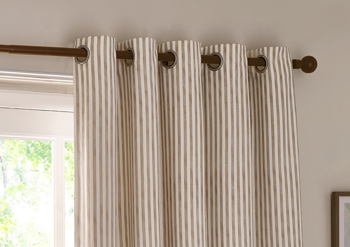 Hebden Eyelet, Natural - Ready Made Curtains | 247Curtains